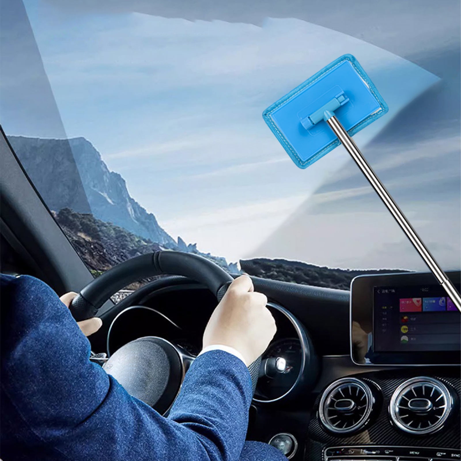 Under 10, Car Front Windshield Cleaning Brush,Window Defogging Tool,Car ...