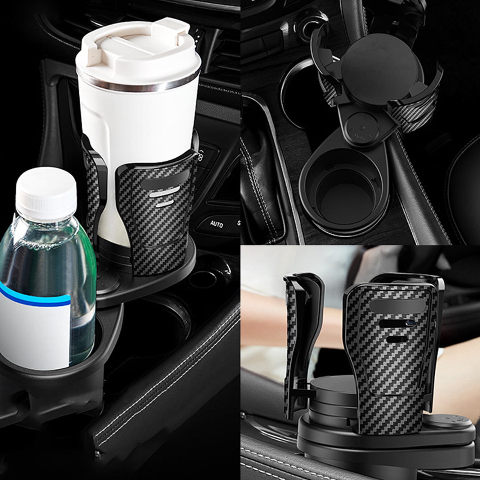 Under 10, Carbon Fiber Car Beverage Cup, Stainless Steel, 12 oz ...