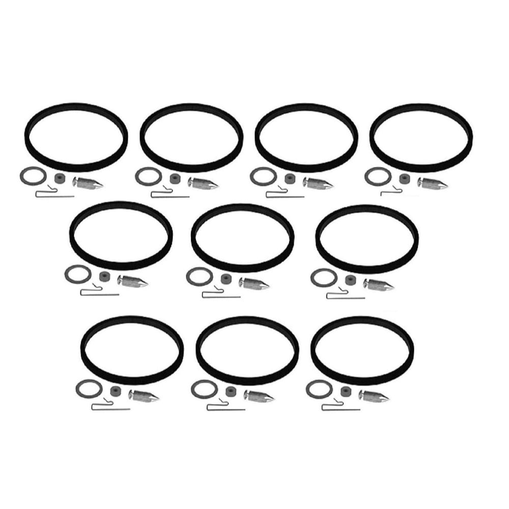 RAParts 10 Carburetor Inlet Needle Kit for Tecumseh 631021 631021B ...