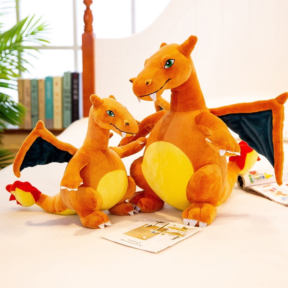10"-Ch-ari-zard, Plush Stuffed Animal Toys, Collection, Orange[2025 New ...