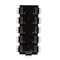 10-Channel RGB Fan Hub for Desktop PC Motherboard - 12V 4-Pin Extension ...