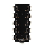 10-Channel RGB Fan Hub for Desktop PC Motherboard - 12V 4-Pin Extension ...