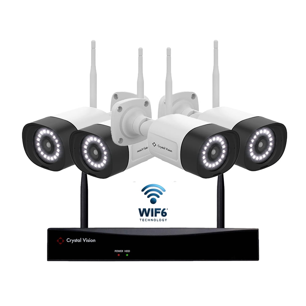 10-Channel WiFi6 NVR Surveillance kit, 3MP Super Bright 18-LED ...