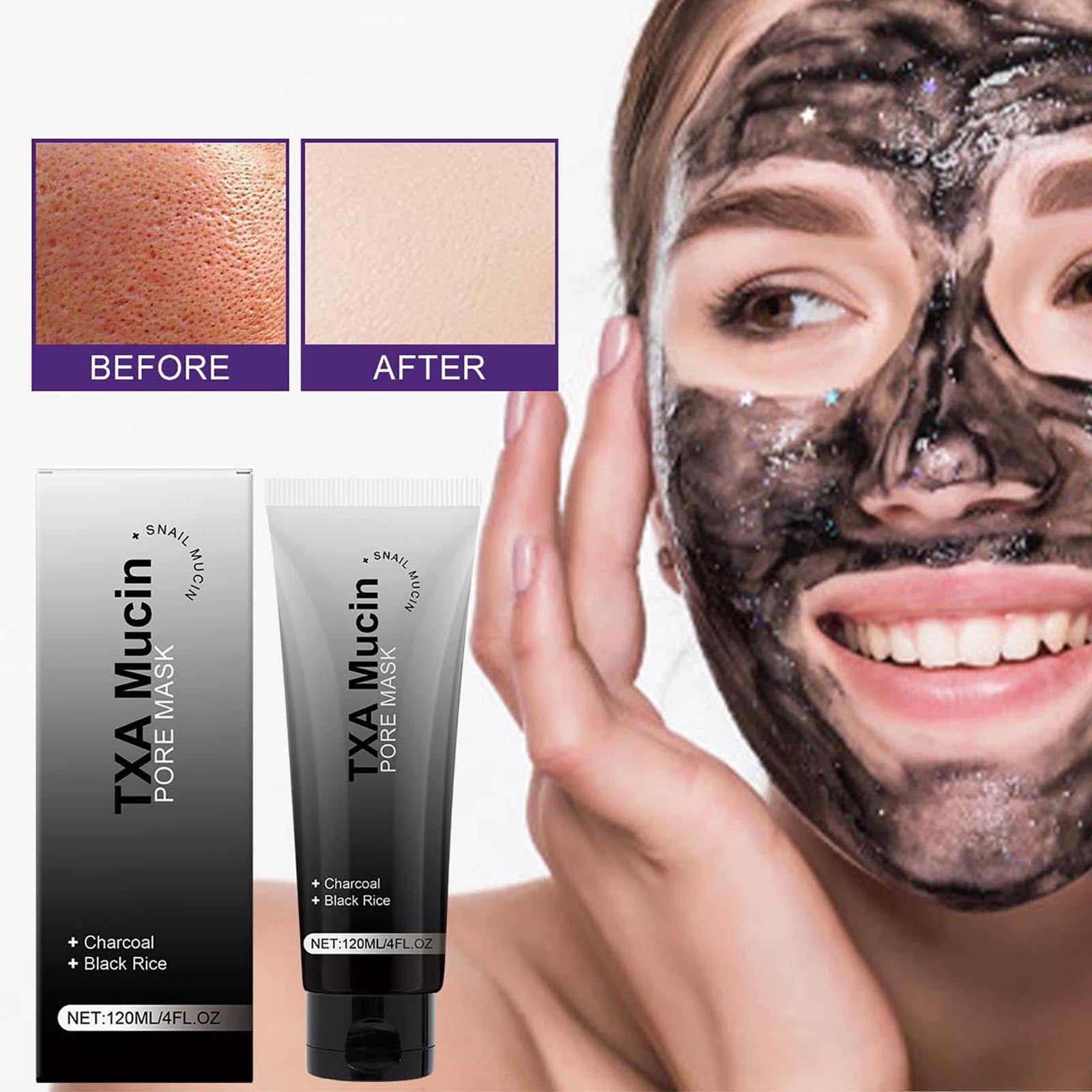 Under 10, Charcoal Rice Wash Off Mask, Pore Purifying Charcoal Texture ...