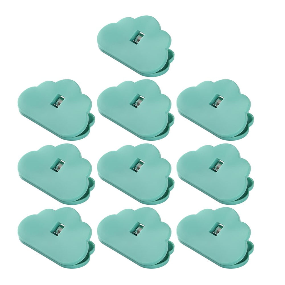 10 Chip Clips Plastic Bag Clips Kitchen Bag Sealing Snack Food Storage ...