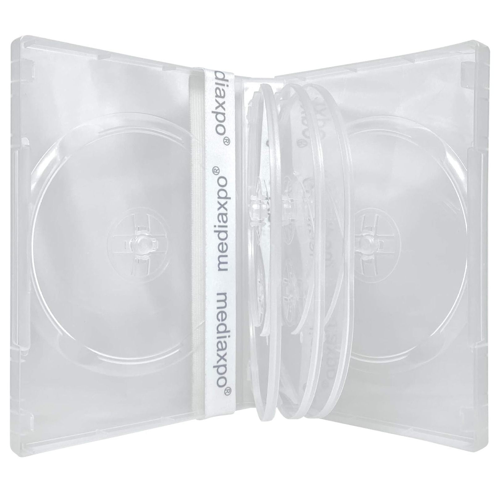 10 Clear 8 Disc Cases - Walmart.com