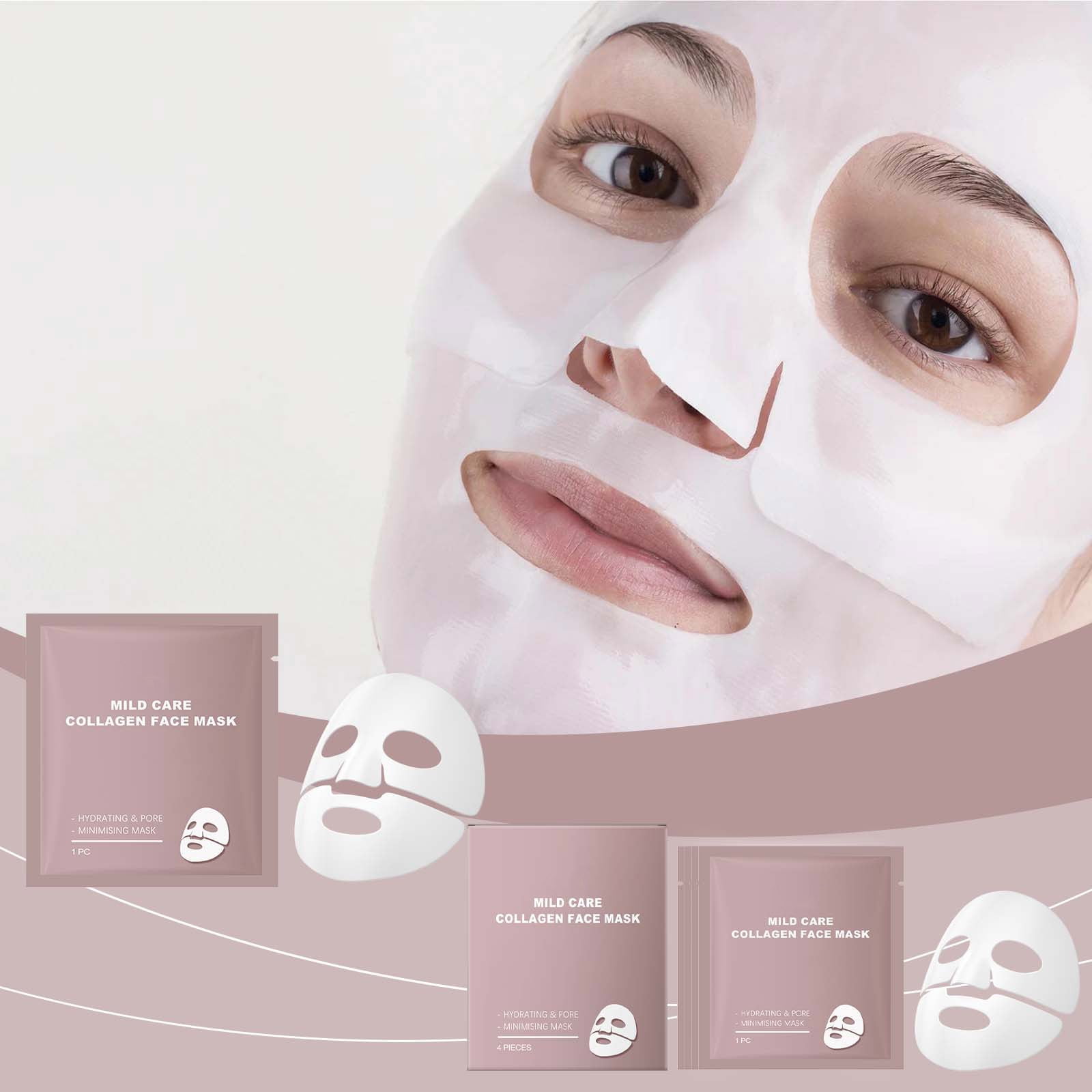 Under 10, Collagen Mask, Wrinkle Reducer, Hydrating Sheet Patch, 20ml ...
