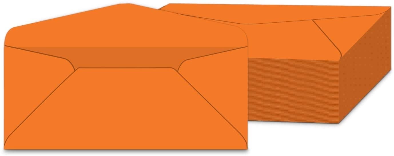 #10 Color Cosmic Orange Envelopes, 500 Per Pack, 4 1/8 x 9 1/2 Inches ...