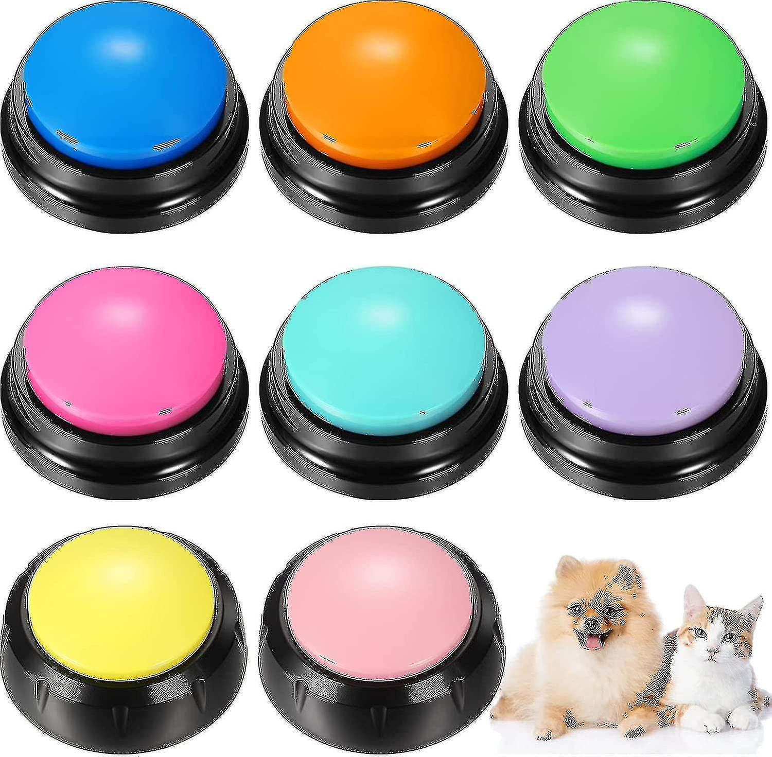 10 Color Choices Voice Recording Button Dog Buttons 30 Seconds ...