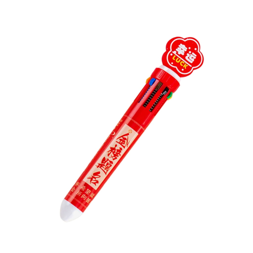 10 Color-in-1 Ballpoint Pen 0.5MM Pen Tip for Writing Color Coding ...