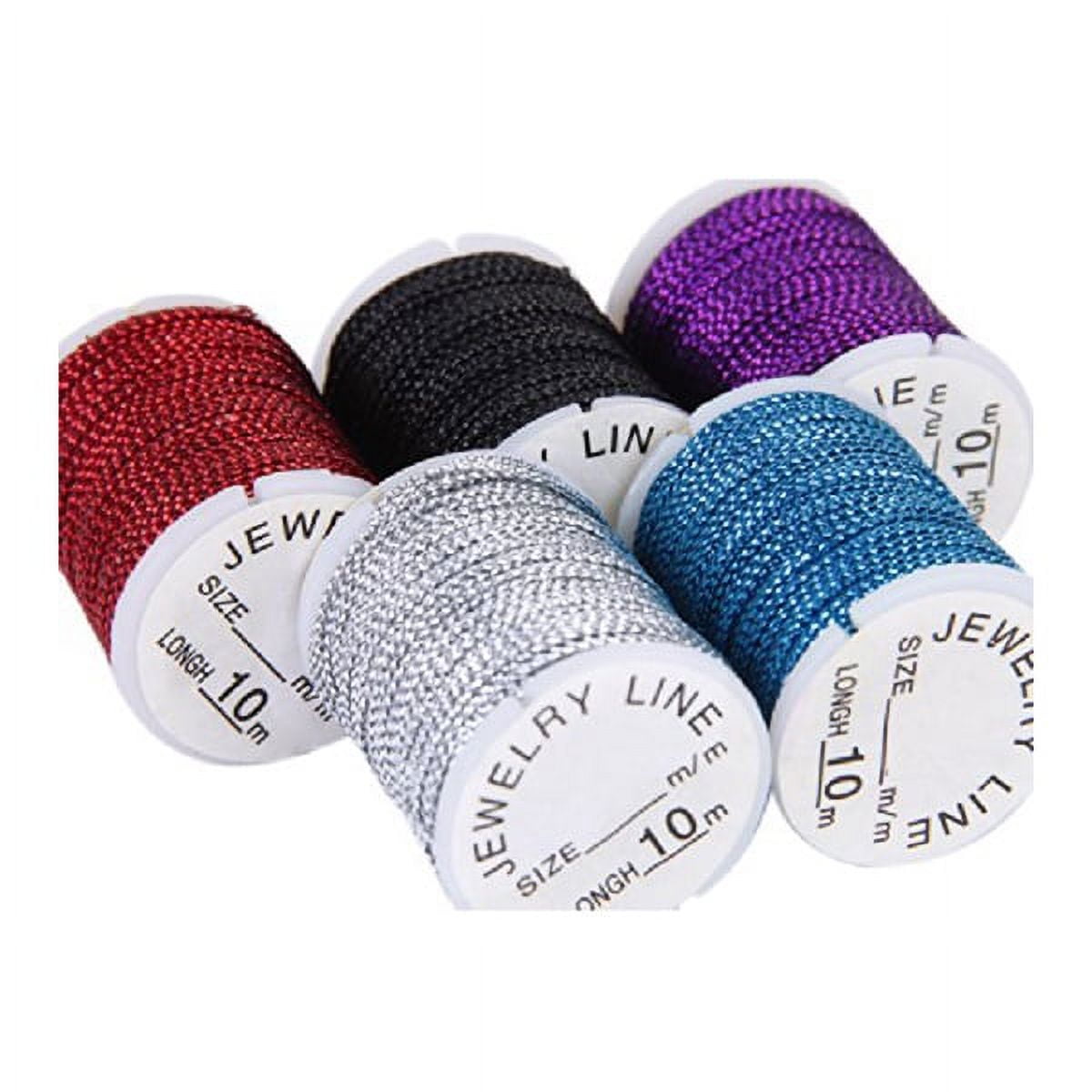 10 Colors 10M 0.5mm Cords Strings Ropes for DIY Necklace Bracelet Craft ...