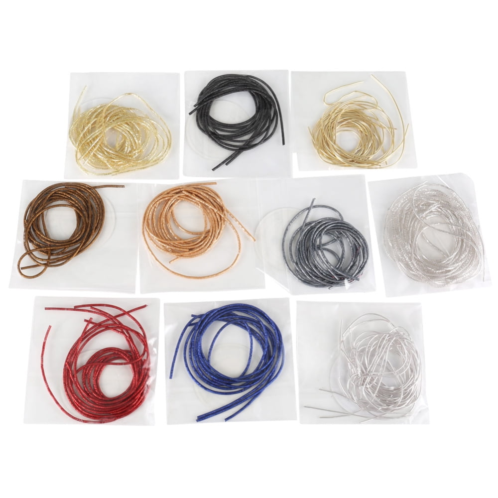 10 Colors DIY Embroidery Thread French Bullion Wire Indian Silk ...