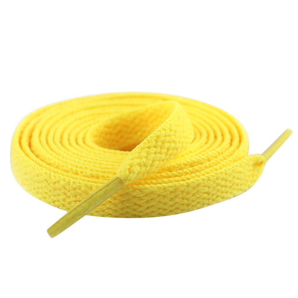 10+ Colors Durable Flat Woven Shoelaces, Fashion Colored Replacement ...