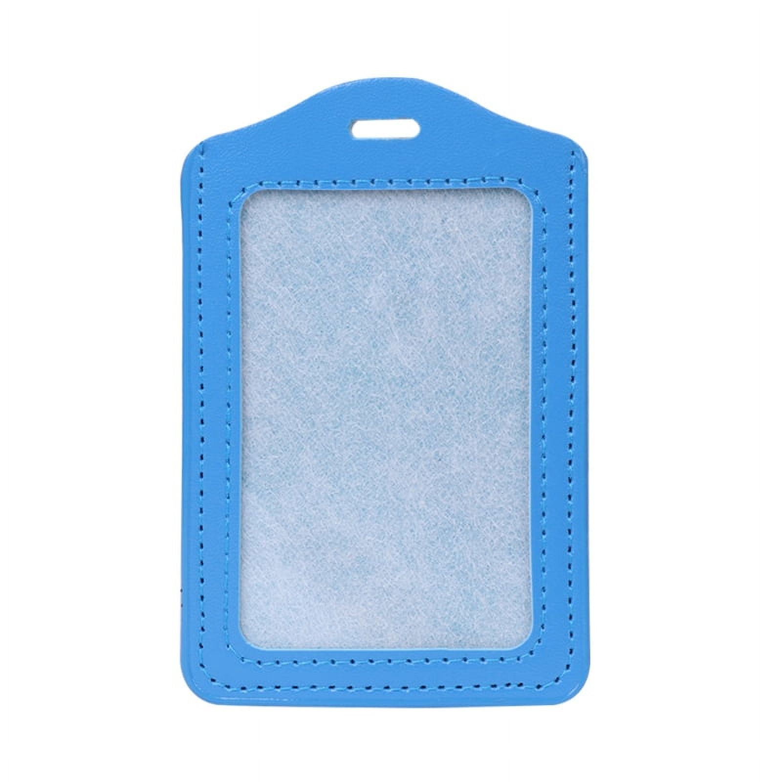 10 Colors ID Window Business Work Card Holder for Case Badge Vertical ...