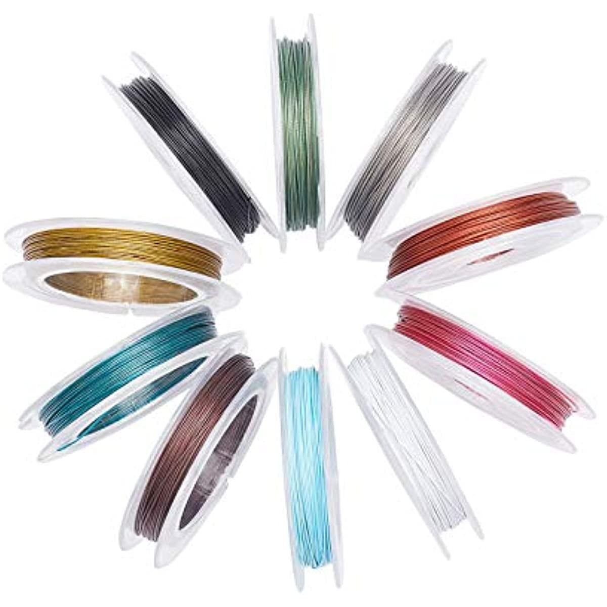 10 Colors Jewelry Craft Wire 100 Yards Bendable Metal Wire Tiger Wire 0 ...