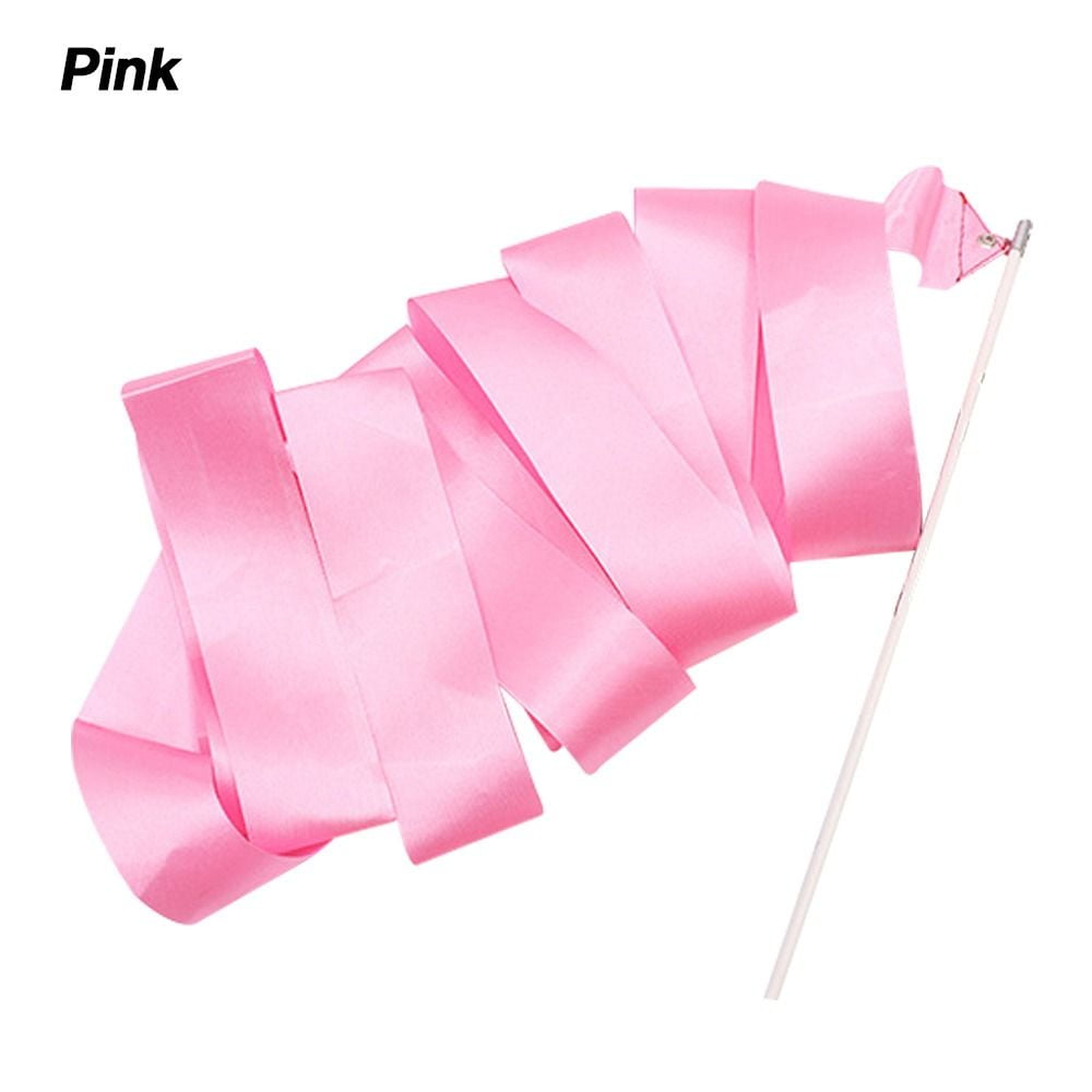 10 Colors Rainbow Stick Ballet Streamer Twirling Rod Rhythmic Art ...