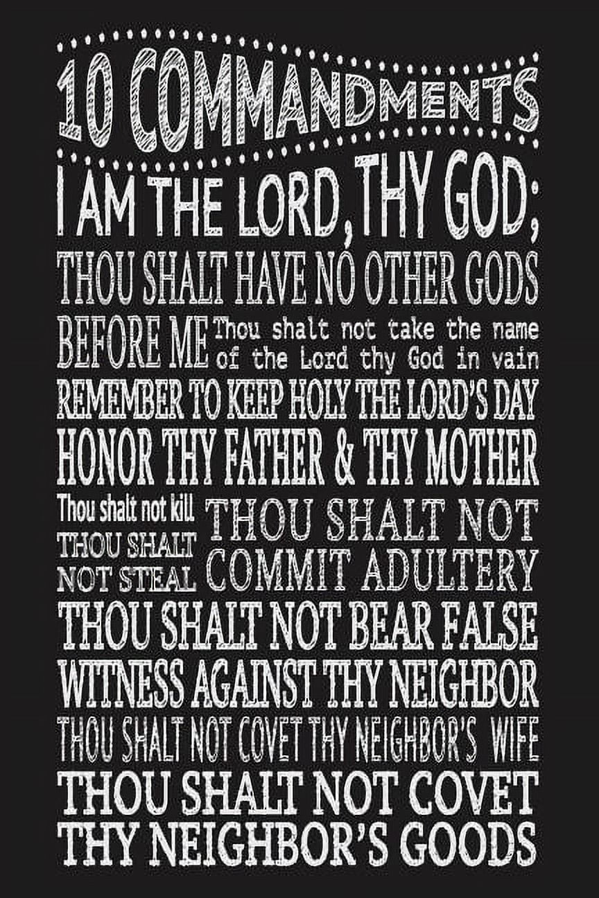 10 Commandments: Bible Verses Journal - Walmart.com