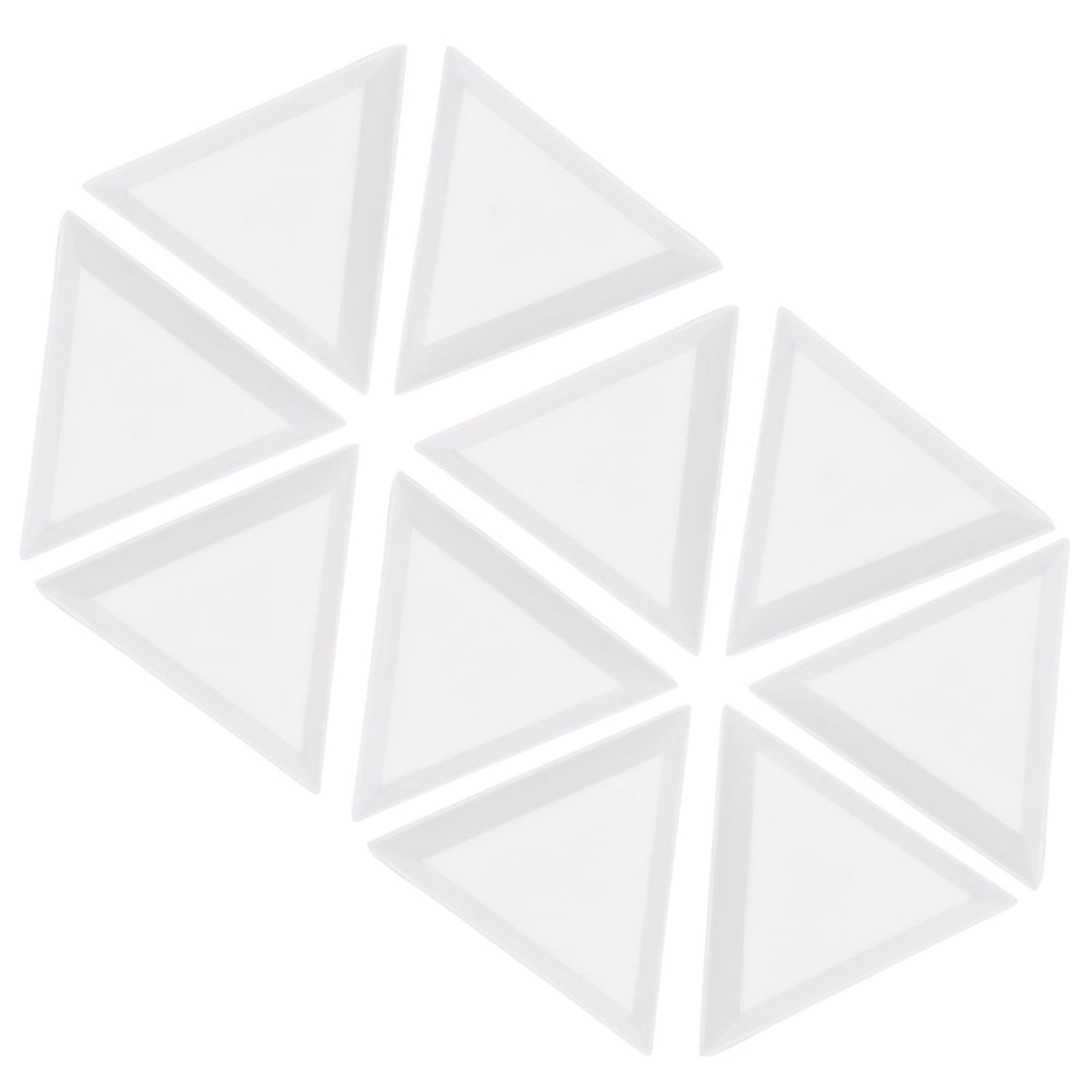 10 Compartments Plastic Clear Craft Rhinestones Beads Display Storage ...