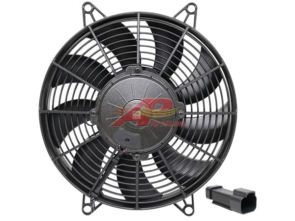 10" Condenser Fan Assembly Puller, Curved Blade, High Performance, 24 ...