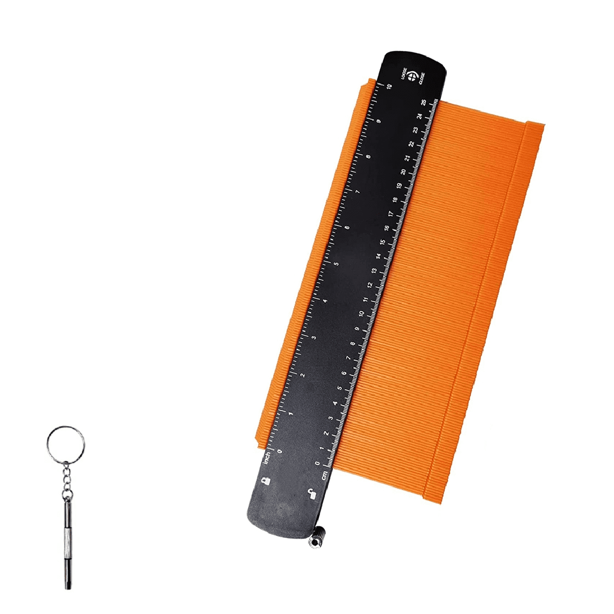 10" Contour Gauge with Lock, Gauge Shape and Outline Tool Woodworking ...