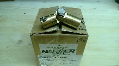 10 Copper Harger Lightning Rod Air Terminal Adapters 138 - Grounding ...