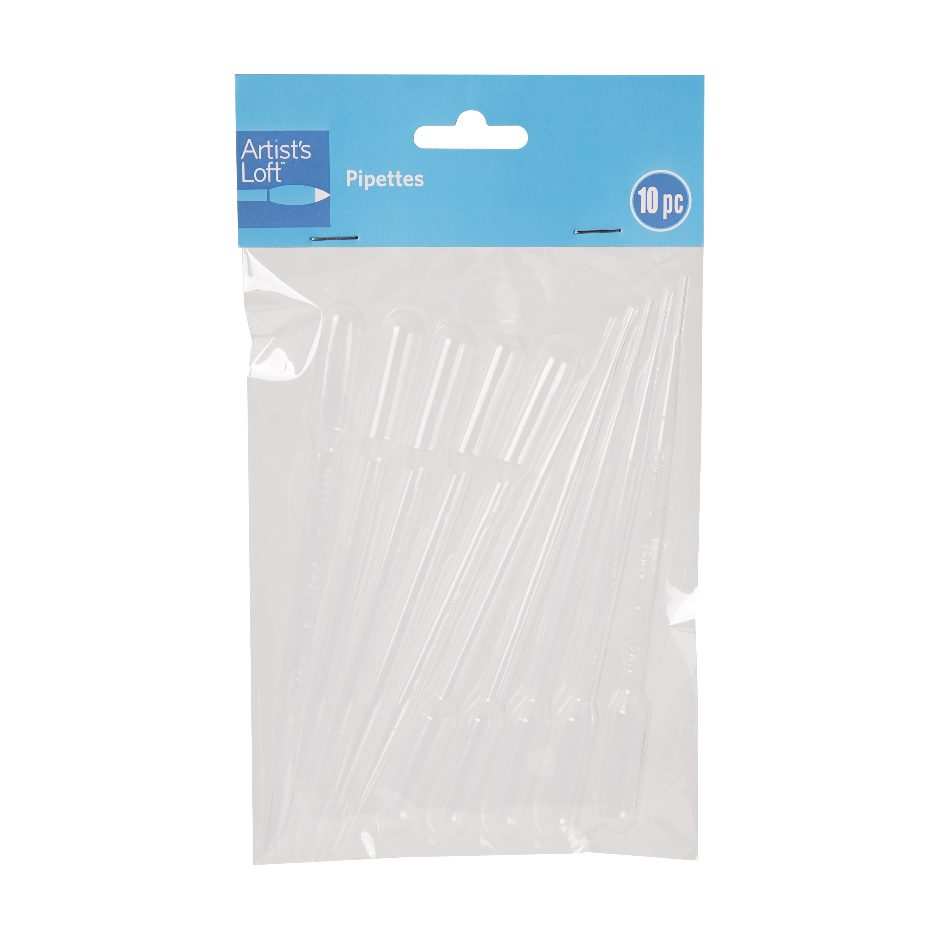 10 Count (240 total) Pipettes by Artist's Loft - 3mL Clear Plastic ...
