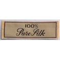 10 Count Garment Labels - "100% Pure Silk" Cloth Sew-in Labels U001.36 ...