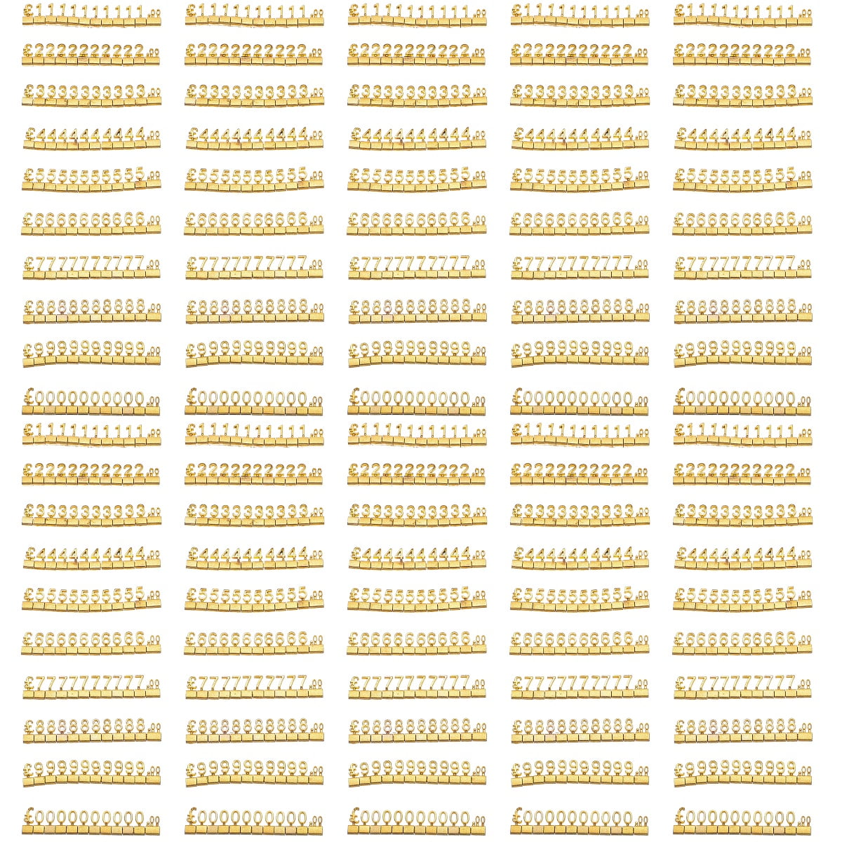 10 Count Mall Risers Price Tag Signs Counter Pricing Blocks - Walmart.com