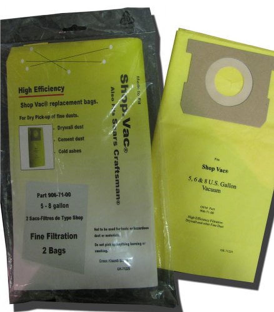 10 Count Ridgid High Efficiency Paper- Dry Pick-up Wd06700/wd09700 ...