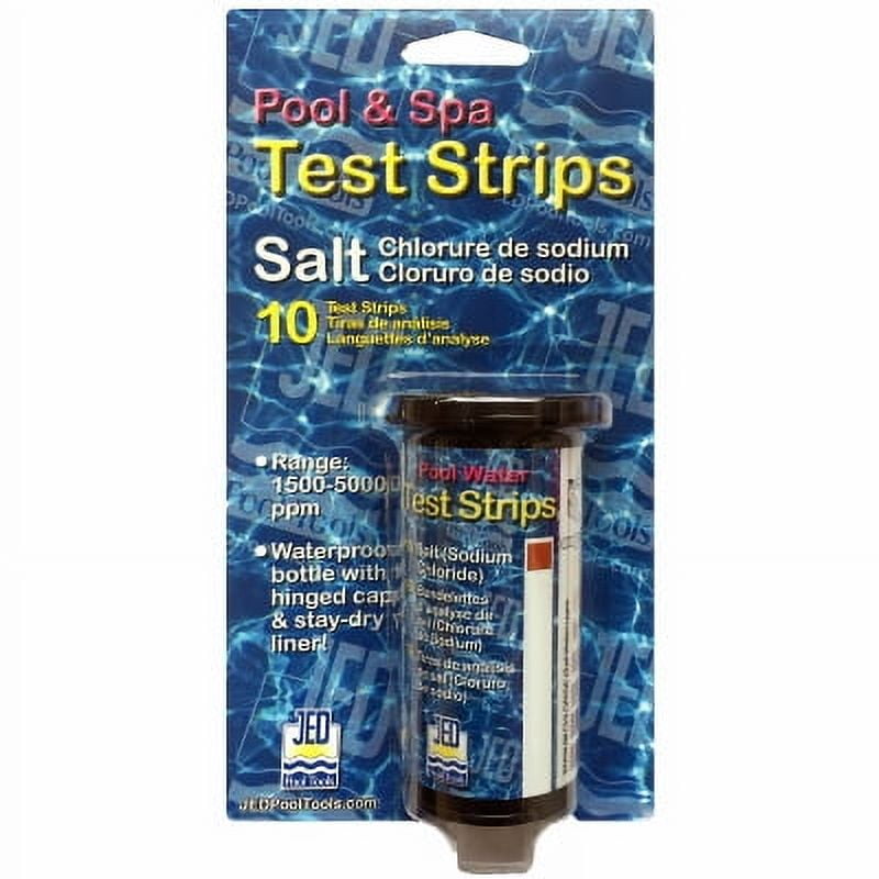 10 Count Salt Test Strip Test The Level Of Sodium Chloride To Allow Th ...
