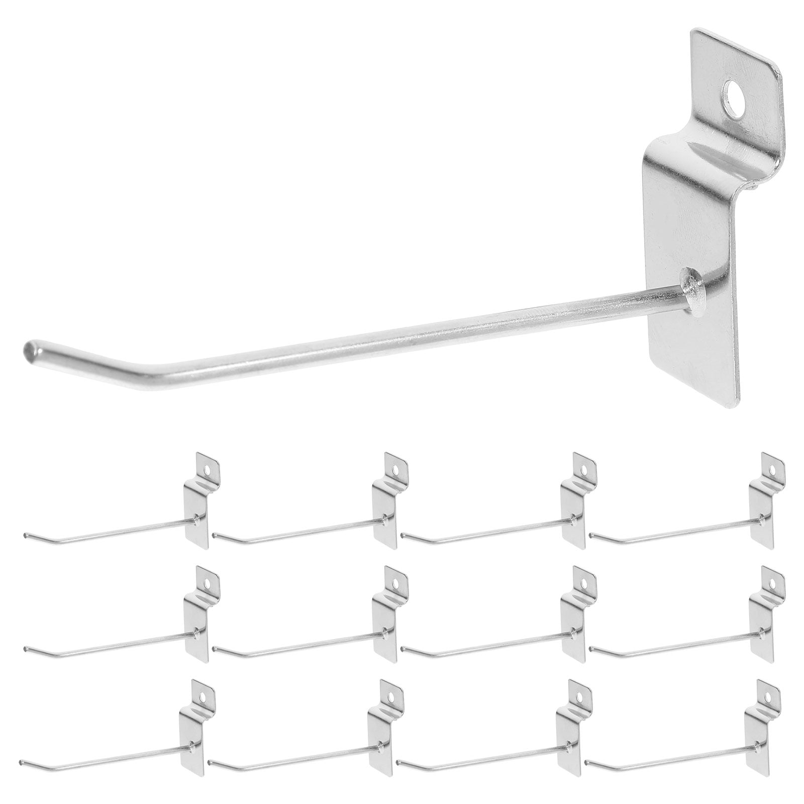 10 Count Slat Wall Panel Display Items Commercial Grade Hooks - Walmart.com