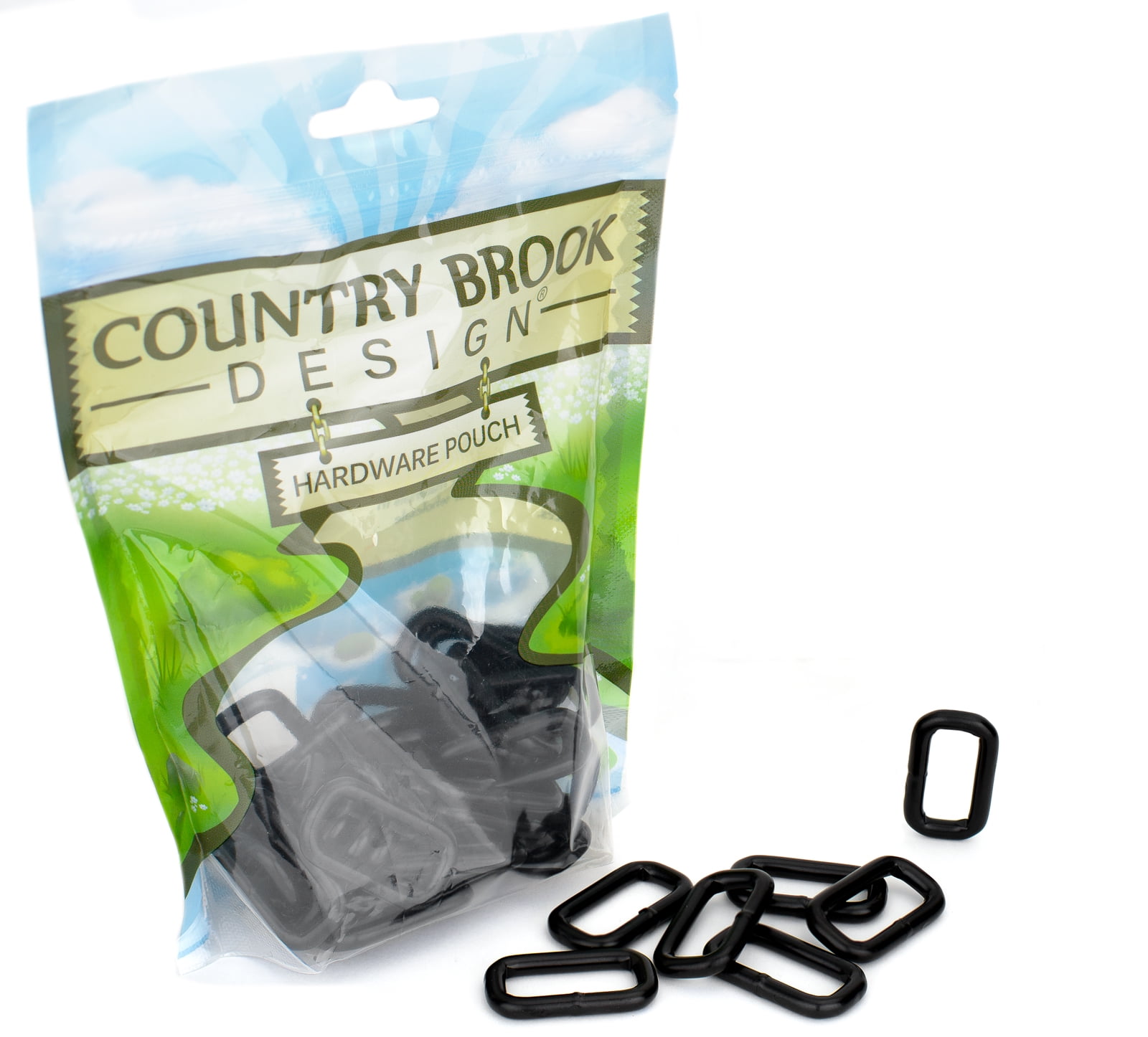 10 - Country Brook Design® 1 inch Black Powder Coated Heavy Welded ...