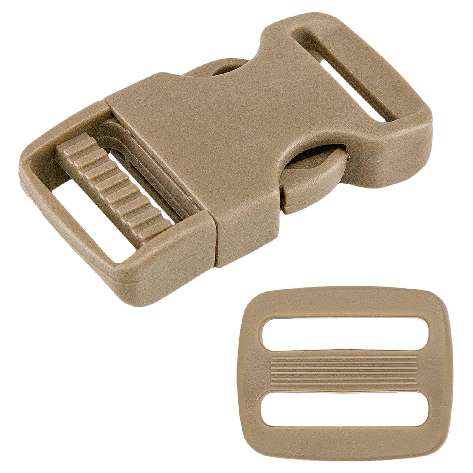 10 - Country Brook Design® 1 inch Coyote Tan Flat Side Release Buckle ...