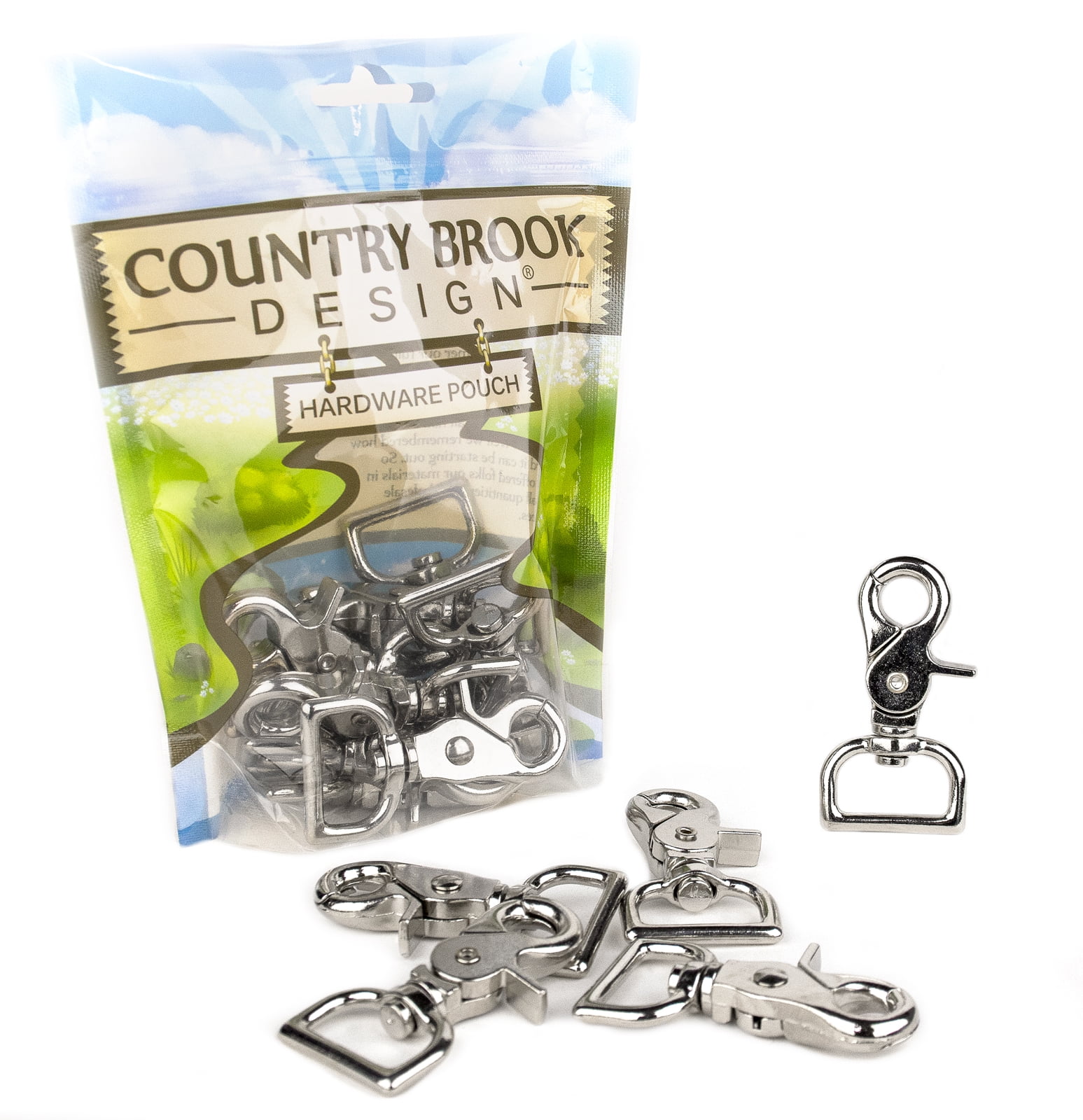 10 - Country Brook Design® 1 inch Trigger Swivel Snap Hooks - Walmart.com