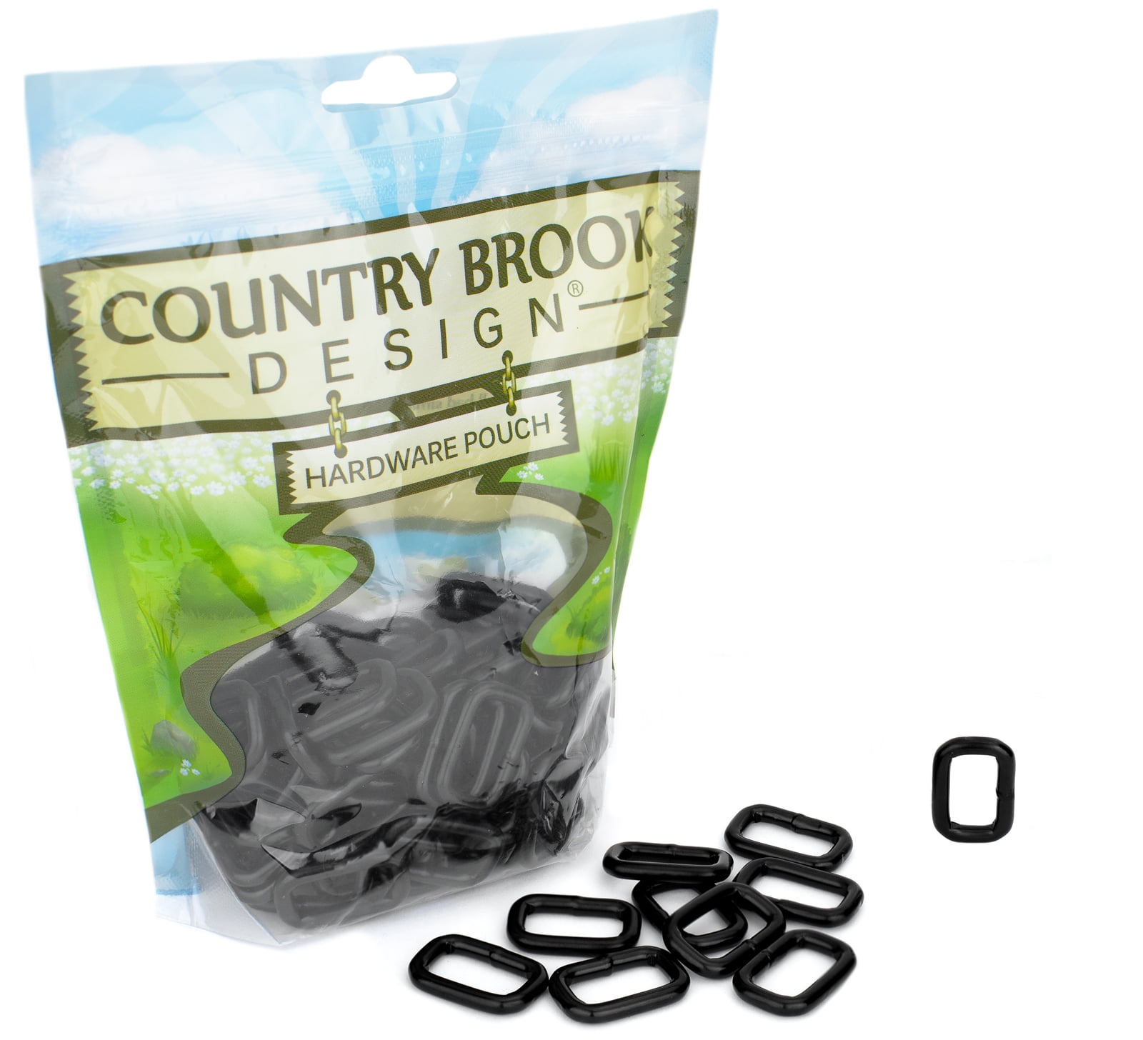 Country Brook Design® 3/4 Inch Black Powder Coated Heavy Welded ...