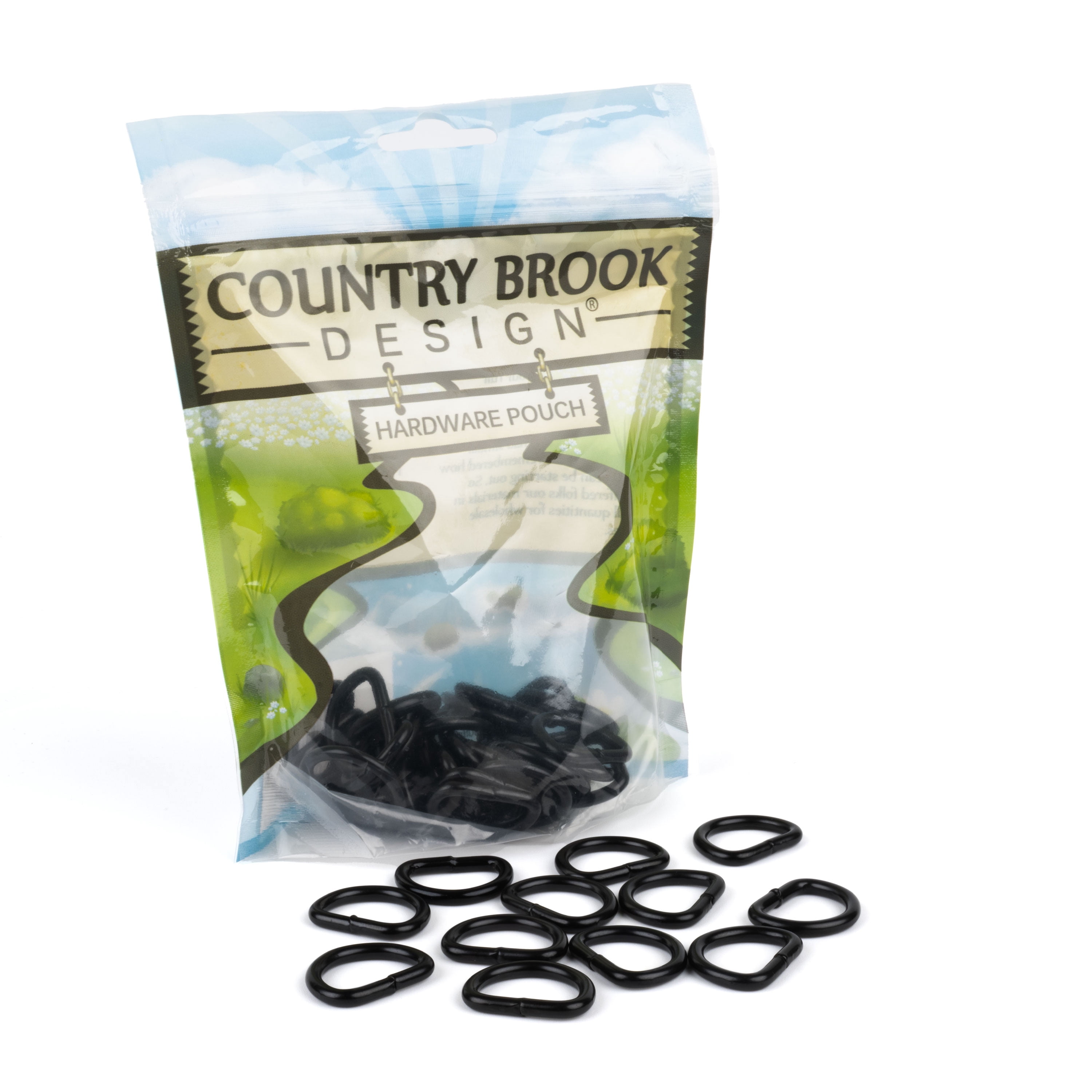 10 - Country Brook Design® 3/4 inch Steel Welded Powder Coated D-Rings ...