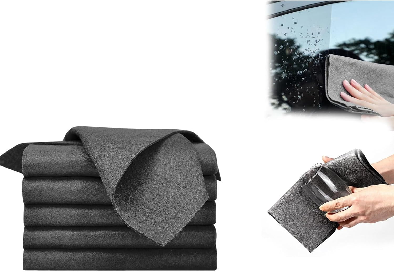 10 Counts Magic Cleaning Cloth, Reuseable Thickened Streak Free Magic ...