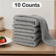 pdqouc 10pcs Daily Rag Red Towel Dish Kitchen Cloth Dish Oil Cleaning ...
