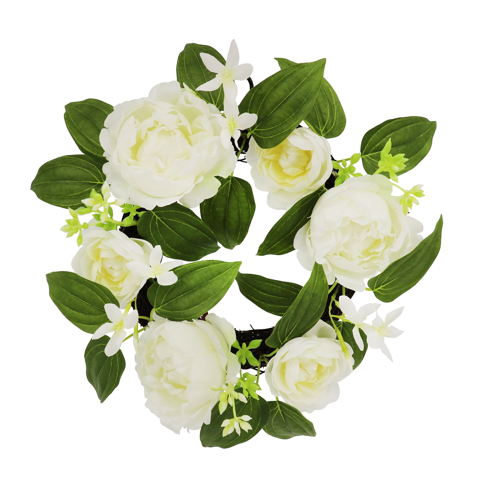10" Cream Peony & Rose Mini Wreath by Ashland® - Spring Wreath for Home ...