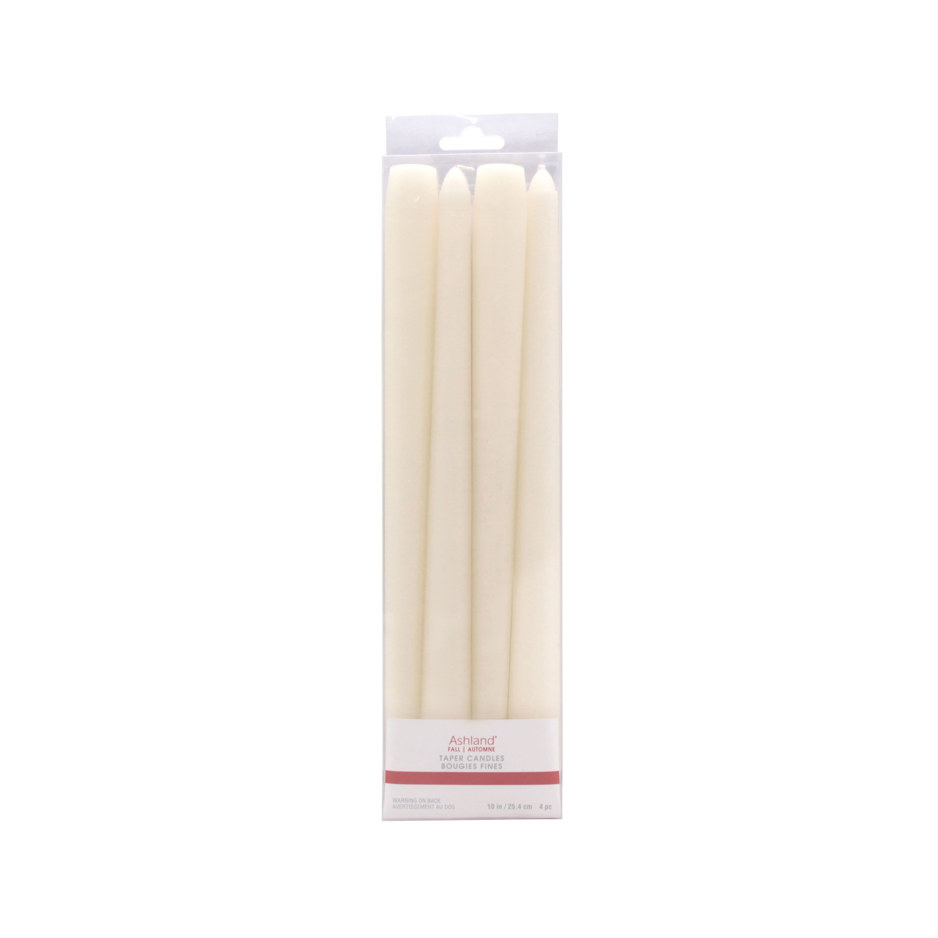 Taper Candles: 7 Inches Ivory Taper Candles, 7 Pack - Walmart.com