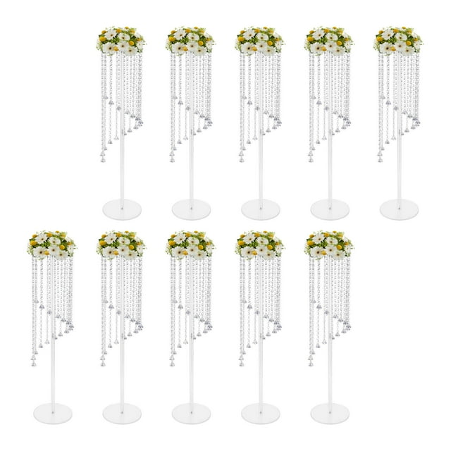 10* Crystal Flower Stand Wedding Centerpieces For Tables 80cm Tall ...