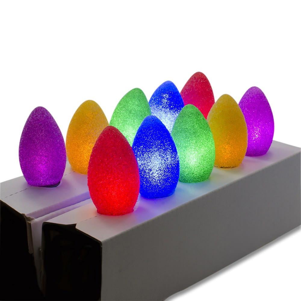 10 Crystal Frosted Lights LED Rope 8 Feet Long - Walmart.com