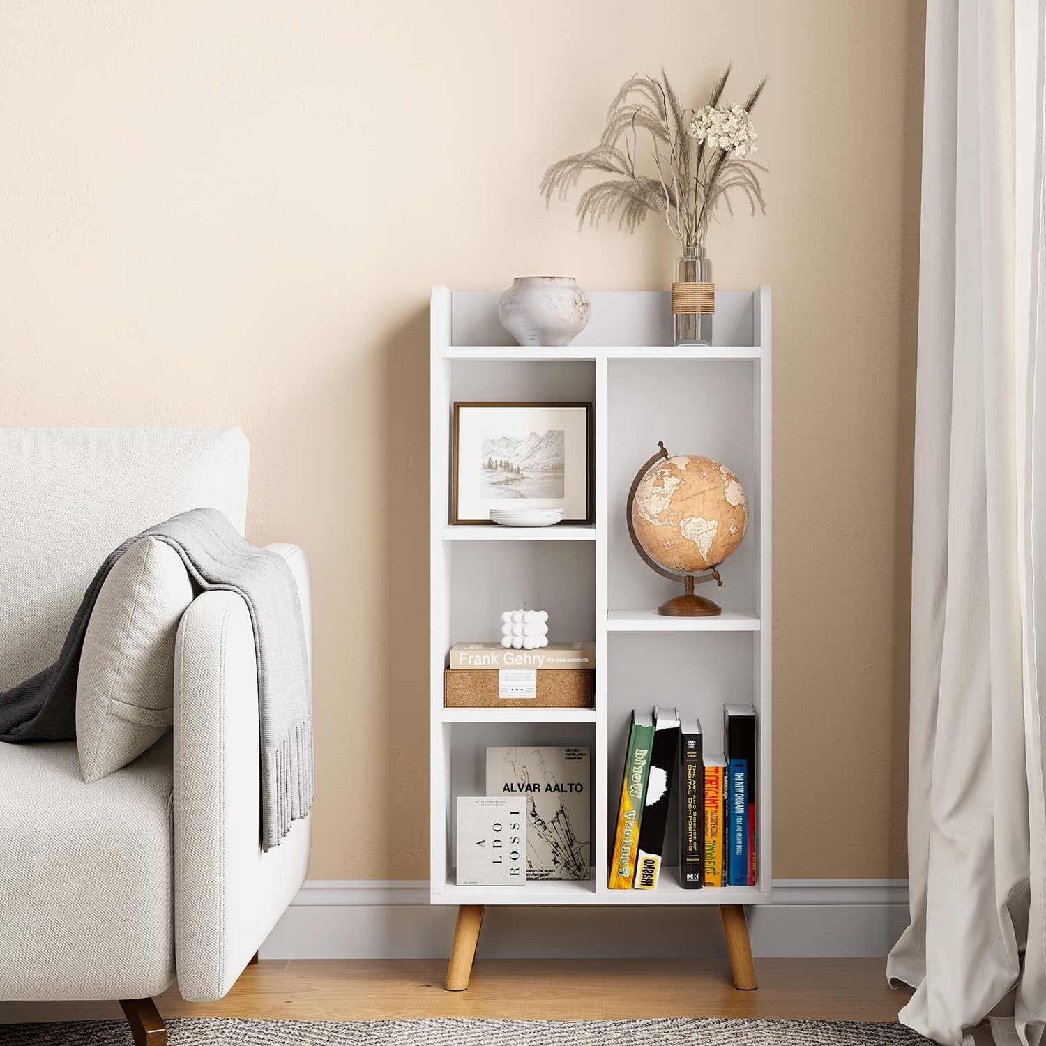 10 Cube Bookshelf Bookcase Cube Storage Organizer Wood Display ...