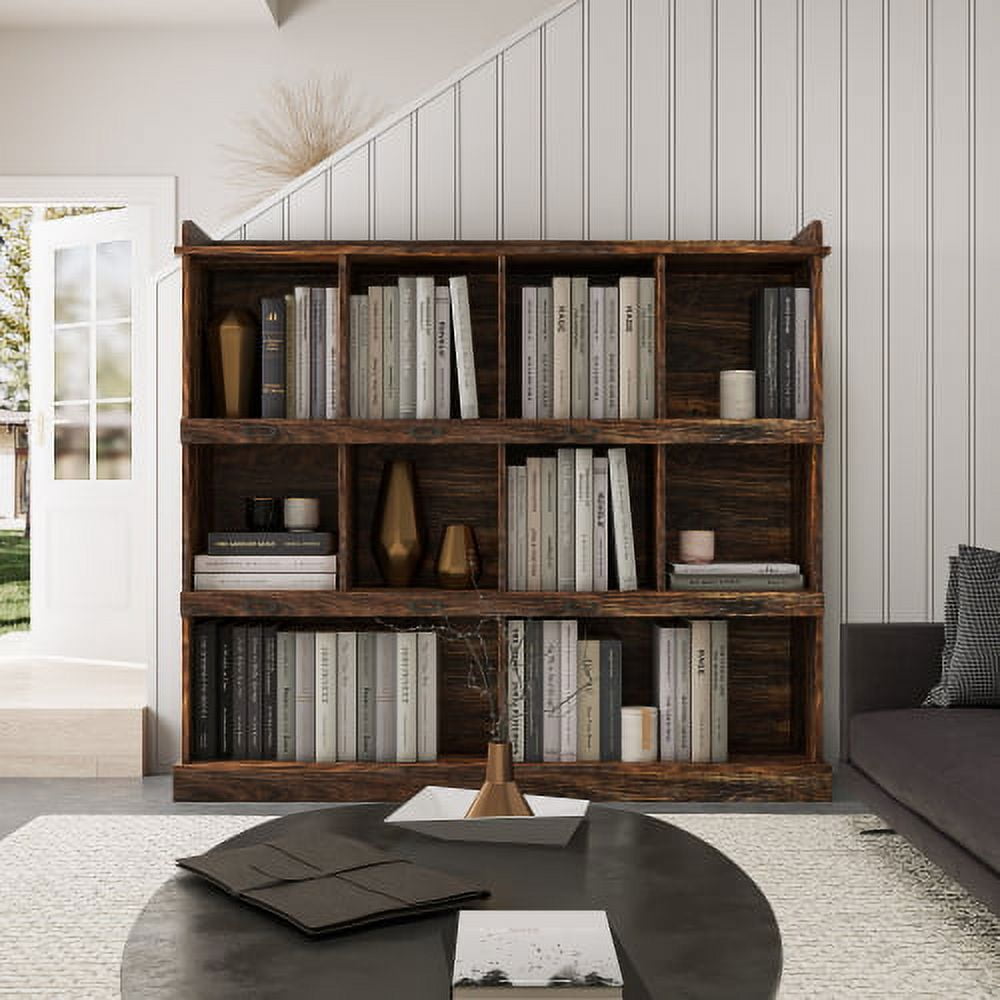 10 Cubes Bookshelf, Closet Organizers and Storage, Wooden Open Shelf ...