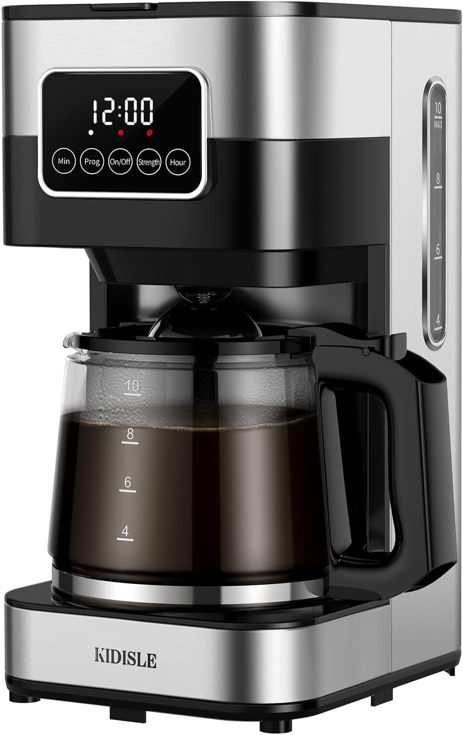 10 Cup Programmable Coffee Maker 2.0 - Touch Screen, Glass Carafe ...