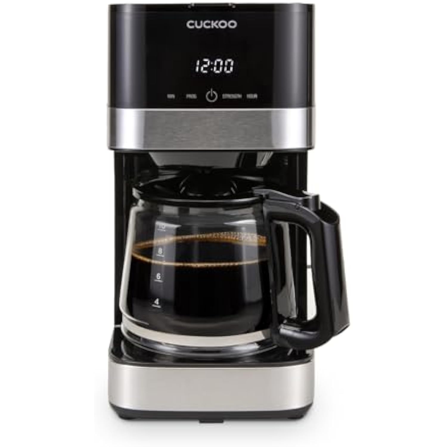 10-Cup Programmable Coffee Maker with Reusable Filter - Auto Brew Timer ...