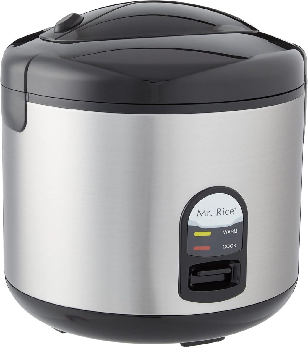 10 Cups Rice Cooker with Stainless Body - Walmart.com