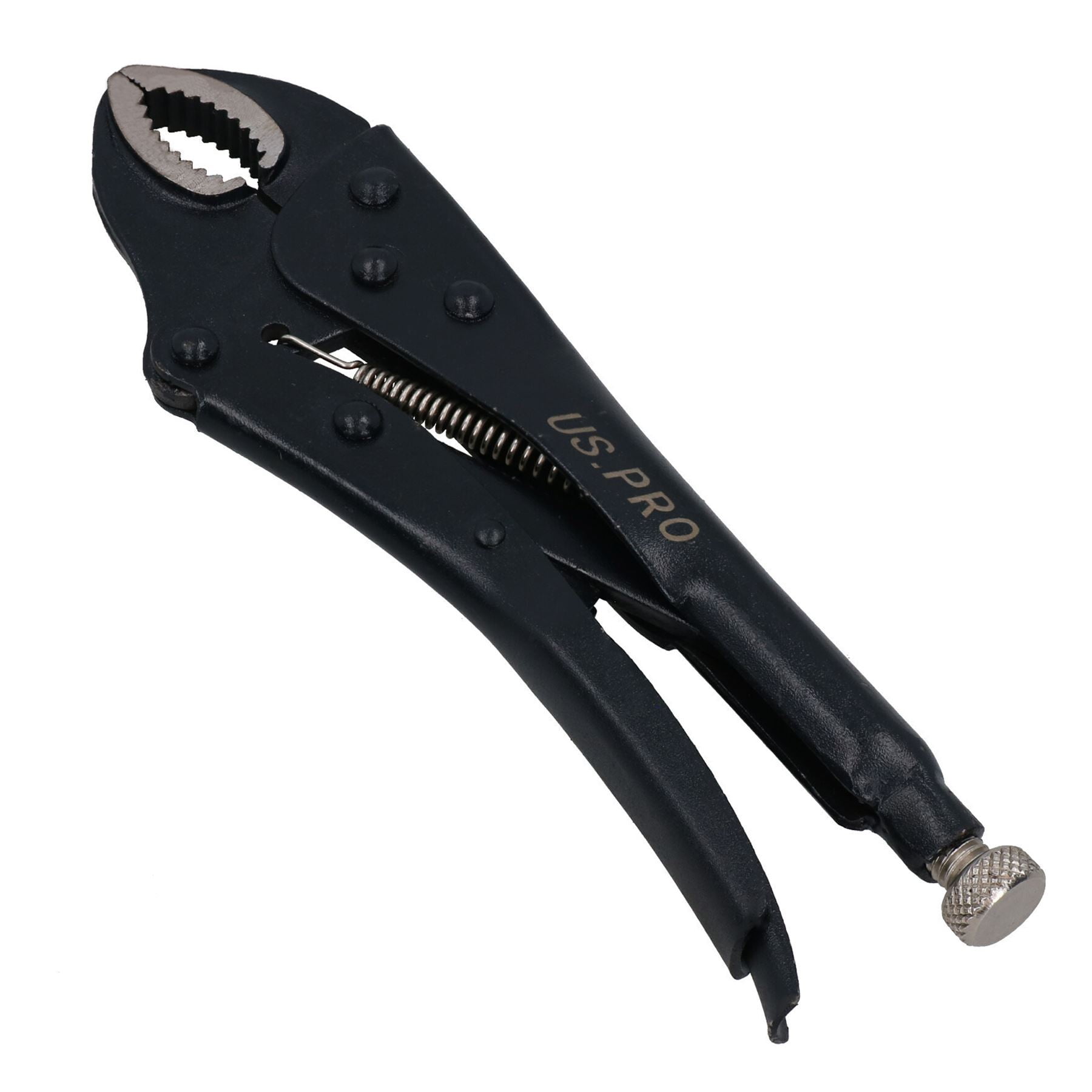 10" Curved Jaw Locking Mole Pliers Adjustable Vise / Vice Grips Welding ...