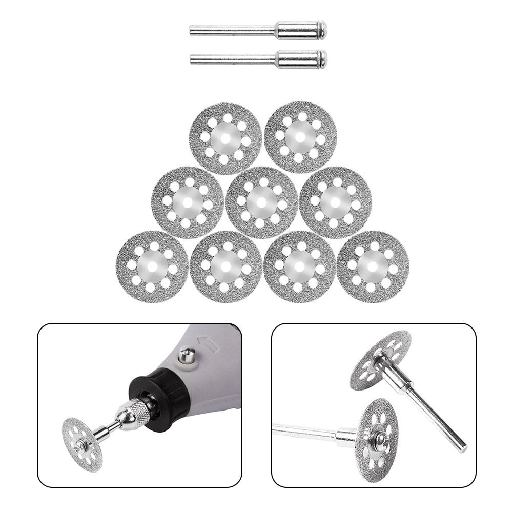 10 Cutting Wheels for Rotary Tool Die Grinder Metal Off Disc - Walmart.com
