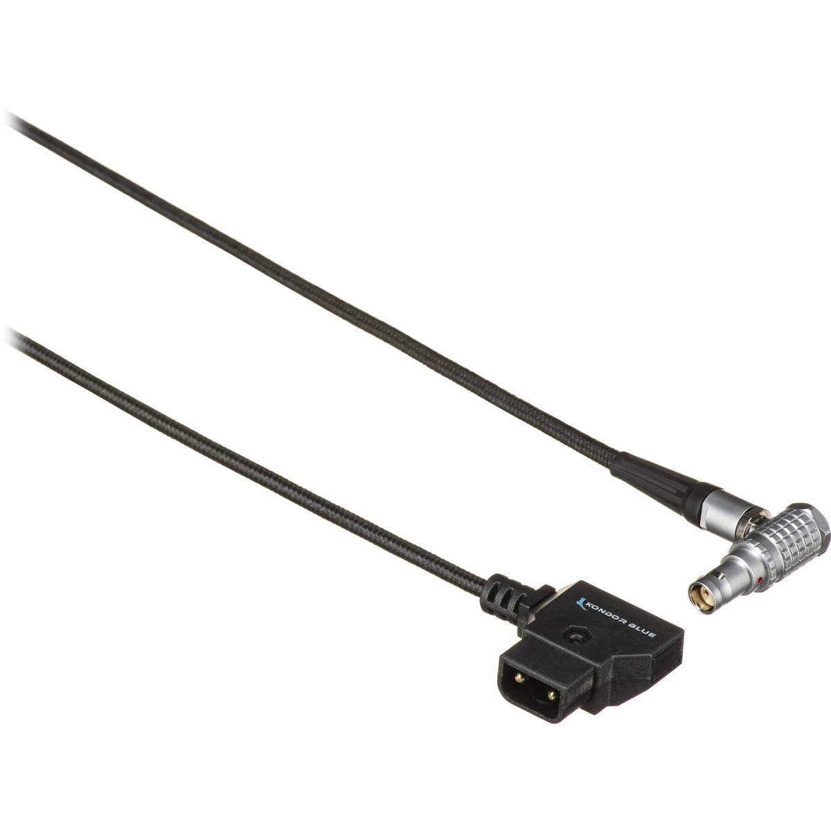 Kondor Blue 10" D-Tap To 2-Pin Right Angle Lemo Power Cable for RED ...